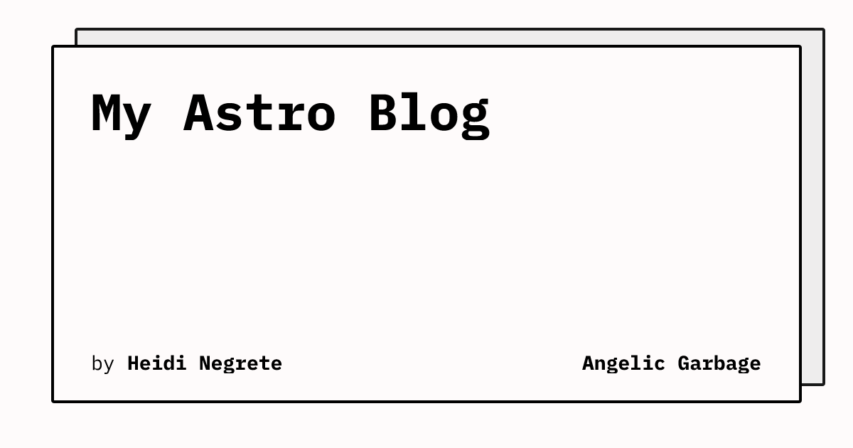 My Astro Blog My Astro Blog